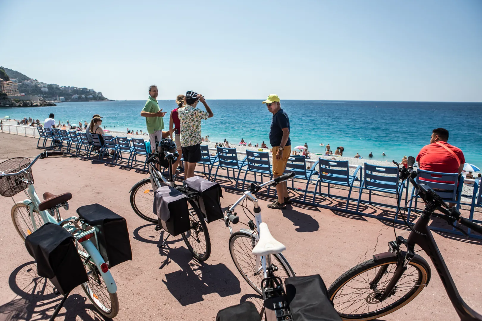 The Mediterranean cycling route by bike / EuroVelo 8: Cannes / Nice
