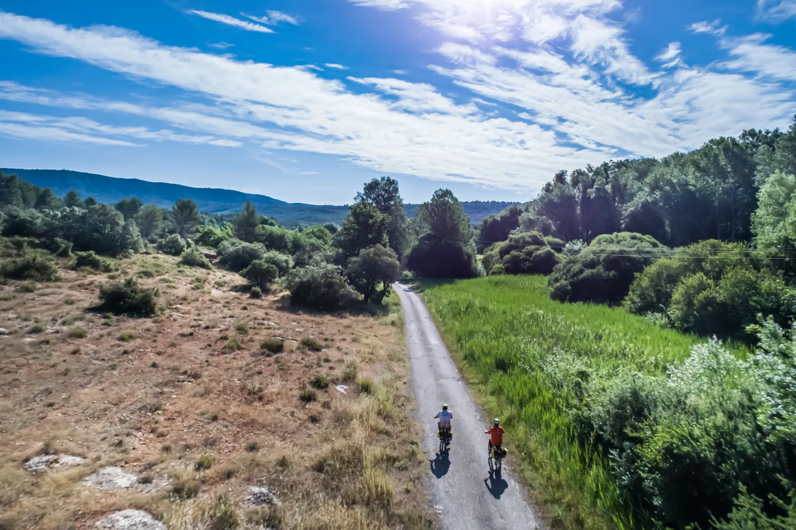 The Mediterranean cycling route by bike / EuroVelo 8: Meyrargues ...